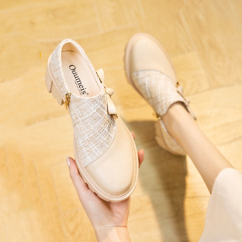 kasut perempuan Women Hollow Sandals Shallow Mouth Shoes female British ...