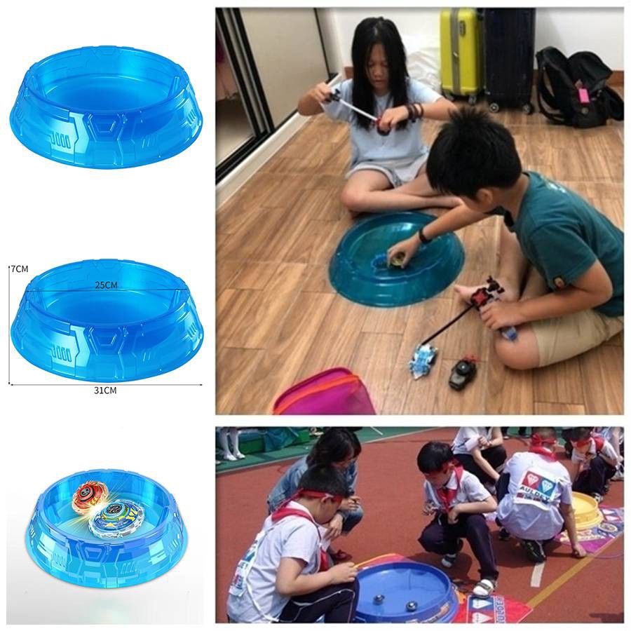 Kids Toy Combat Battle Stadium Plastic Spinning Top Burst Battlefiled ...