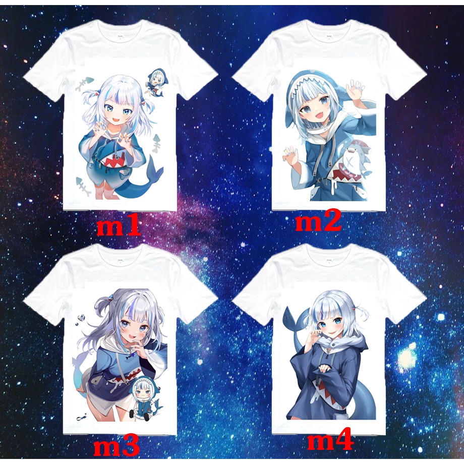 Gawr Gura-Hololive Vtuber T-shirts in many designs | Shopee Philippines