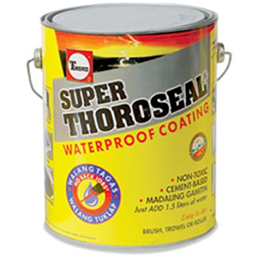 Thoro Super Thoroseal Waterproofing Coating ( 1 gallon ) Gray / White ...