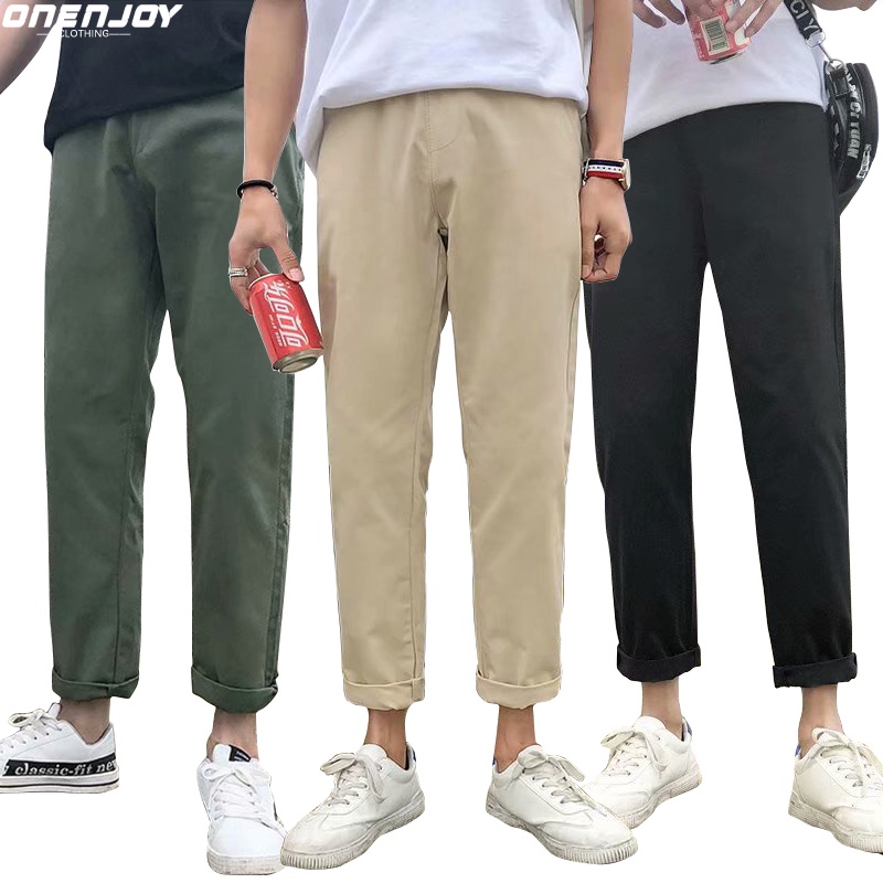 【S-5XL】Plus Size Cotton Tela oversized overalls Cargo Chino Pants For ...
