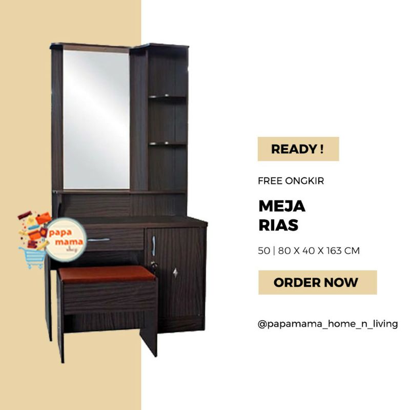 Dressing Table - Mirror Dressing Table - Dressing Table 80cm DT50 ...