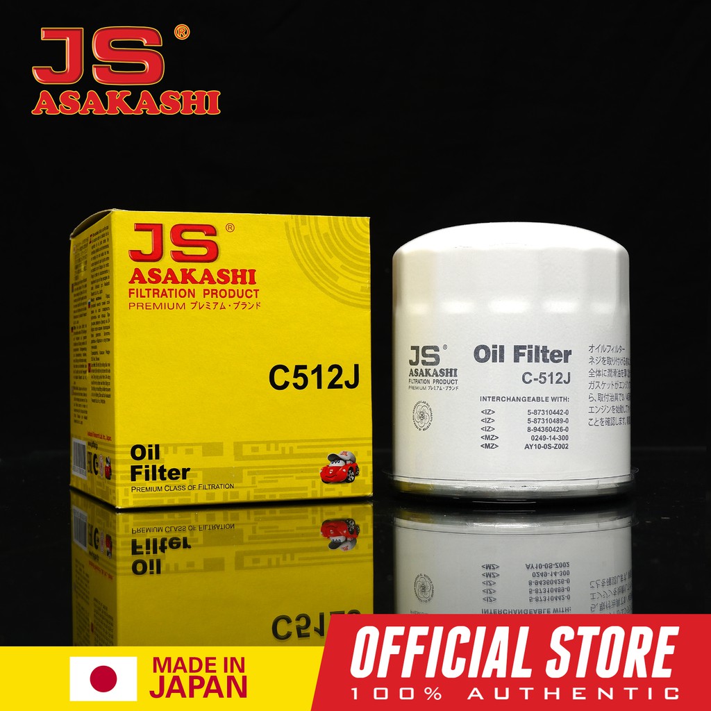 JS Oil Filter C512J for Isuzu 4FB1/4FD1,4JA1/4JB1 KB,Gemini,Fuego LS ...