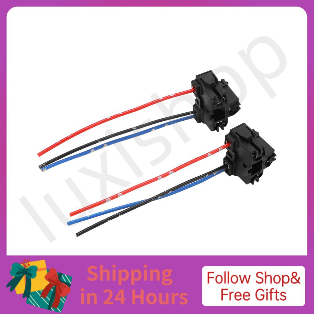 Iuxishop 2pcs H4‑3 LED Bulb Connector Female Heat and Corrosion ...