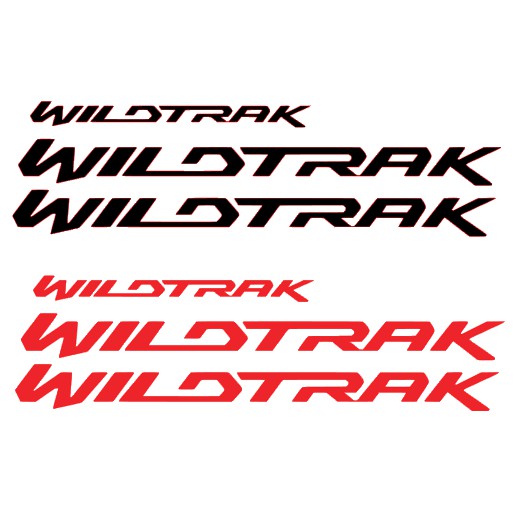 3 Pcs Wildtrak Vinyl Sticker For Side And Rear Tailgate Car Sticker for ...