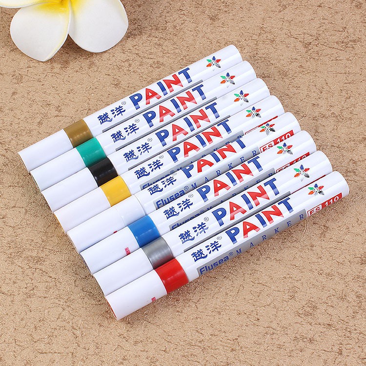 12 Colors Car Tire Rubber Tread Permanent Paint Marker Pen Waterproof ...