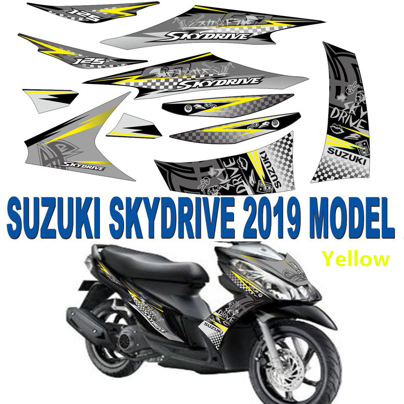 Ready Stock Motorcycle Suzuki SKYDRIVE 2018 2019 Models Modified ...