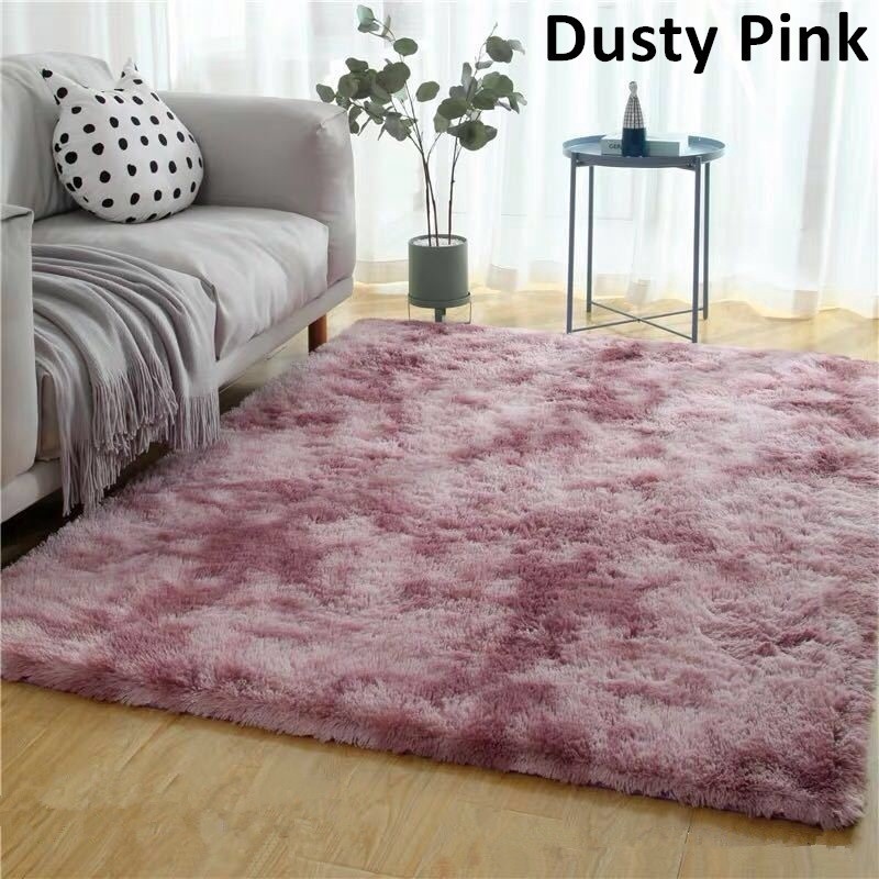 10colors 80cm x 120cm Home Living Fluffy Rugs Shaggy Dining Room Floor ...