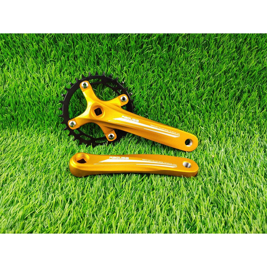 JARVIS Ragusa R500 Aluminum Alloy Crank Arm Chainring 36T 1x Square ...