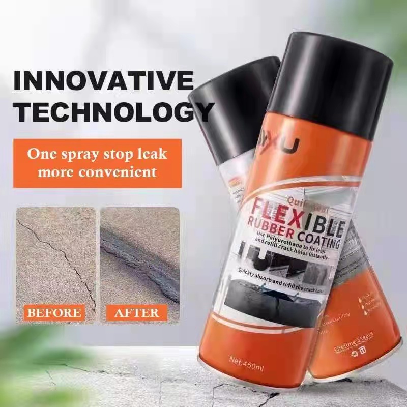 YY Quick Seal Flexible Rubber Coating (450ml) Waterproof Spray Sealant ...