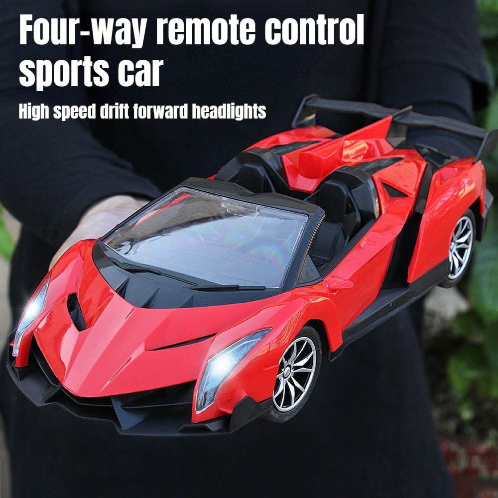 Children's toy remote control car electric four-way remote control ...