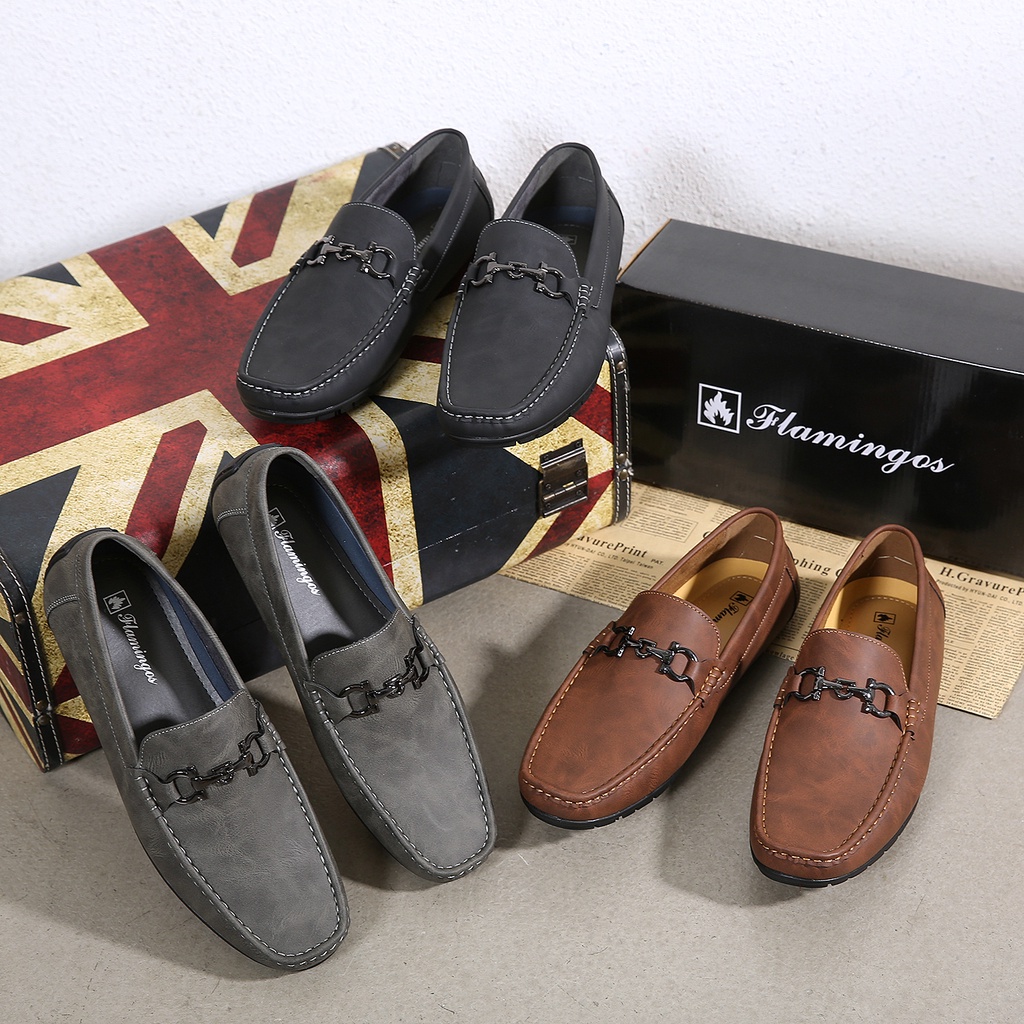 【AhSin】Men's casual slip on fashion Doudou shoes WP-608 | Shopee ...