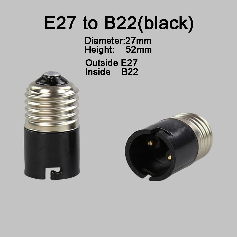 E12 E14 E17 E27 E40 B22 GU5.3 MR16 GU10 G4 G9 G24 Base Socket Conversion Adaptor For Light Lamp ...
