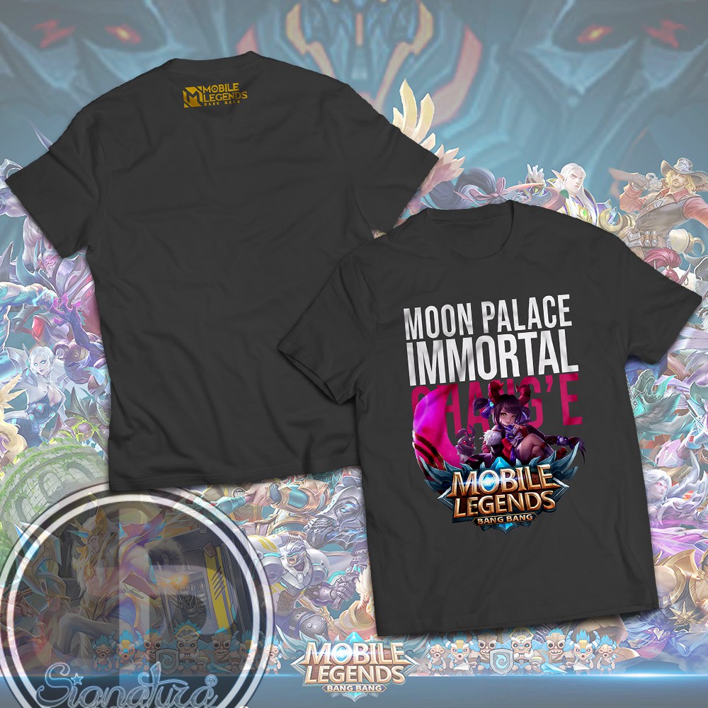 Signatura Tees MLBB Chang'e SA3 Collection Design in Shirt | Shopee ...