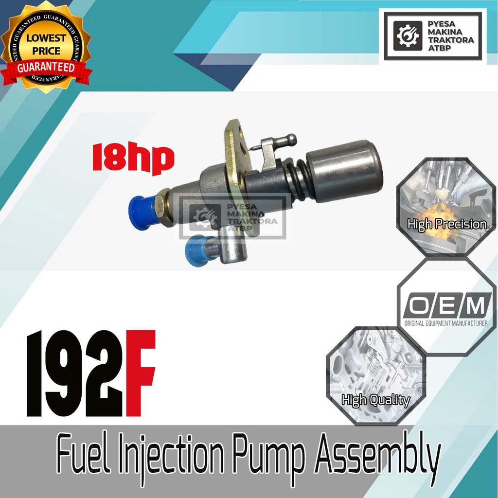Fuel Injection Pump Assembly Assy 192F 18hp Air Cooled Diesel Engine ...