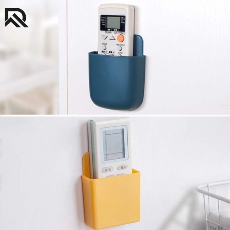 COD Wall Hanging Remote Control Organizer Mobile Phone Bracket Storage ...