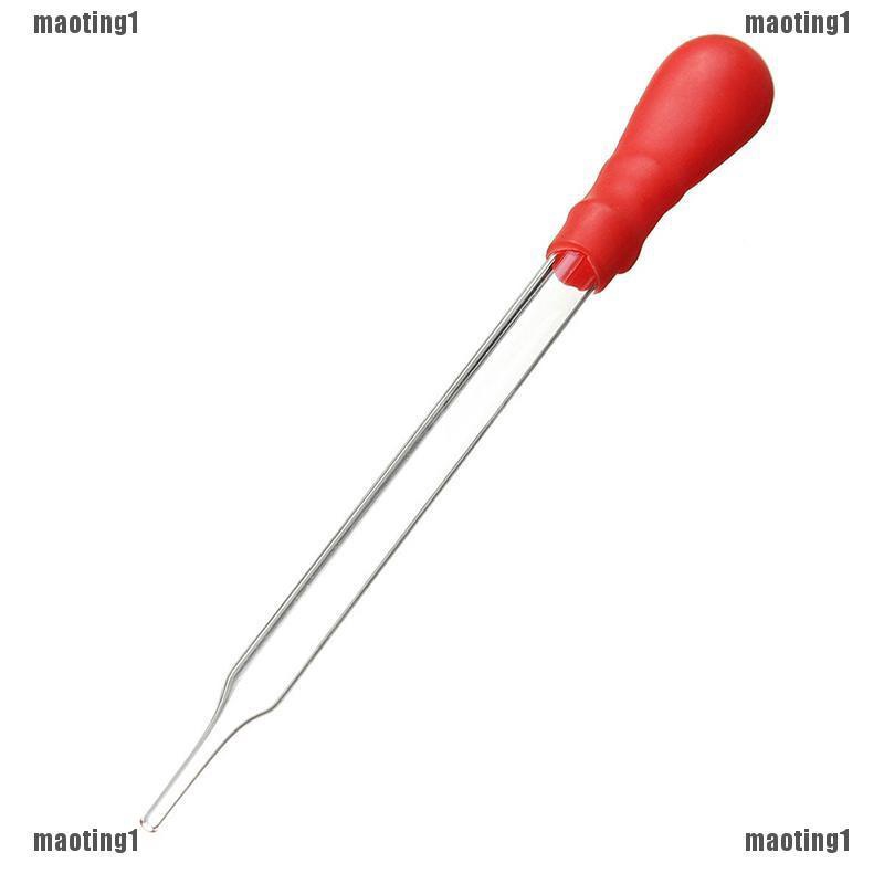 LBT 10ml Glass Pipette Medicine Laboratory Dropper Red Rubber Head ...