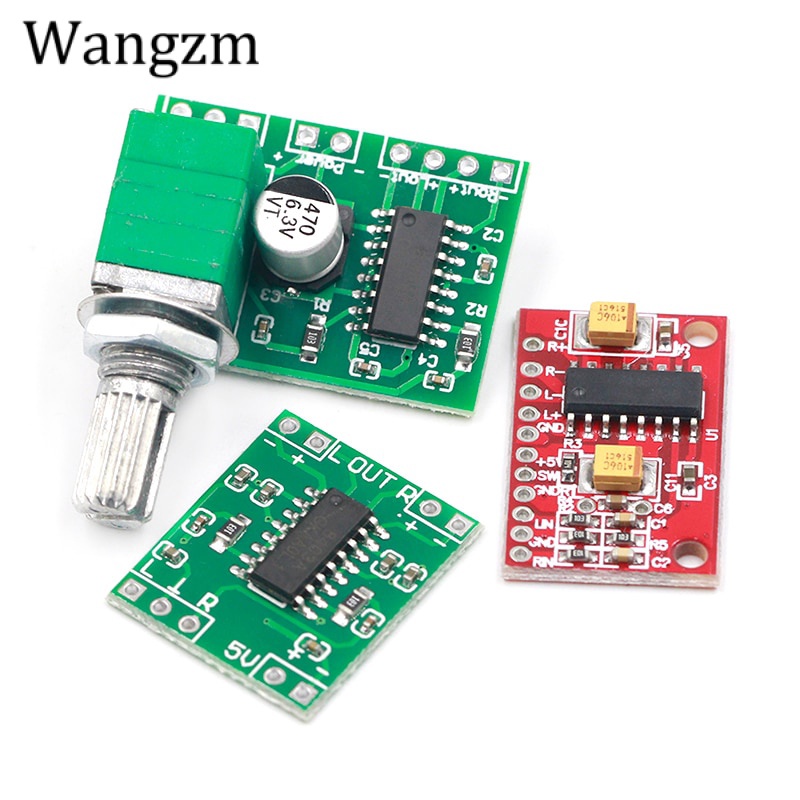 PAM8403 Ultra-Compact Digital Power Amplifier Board 2 * 3W 2.5V to 5V ...