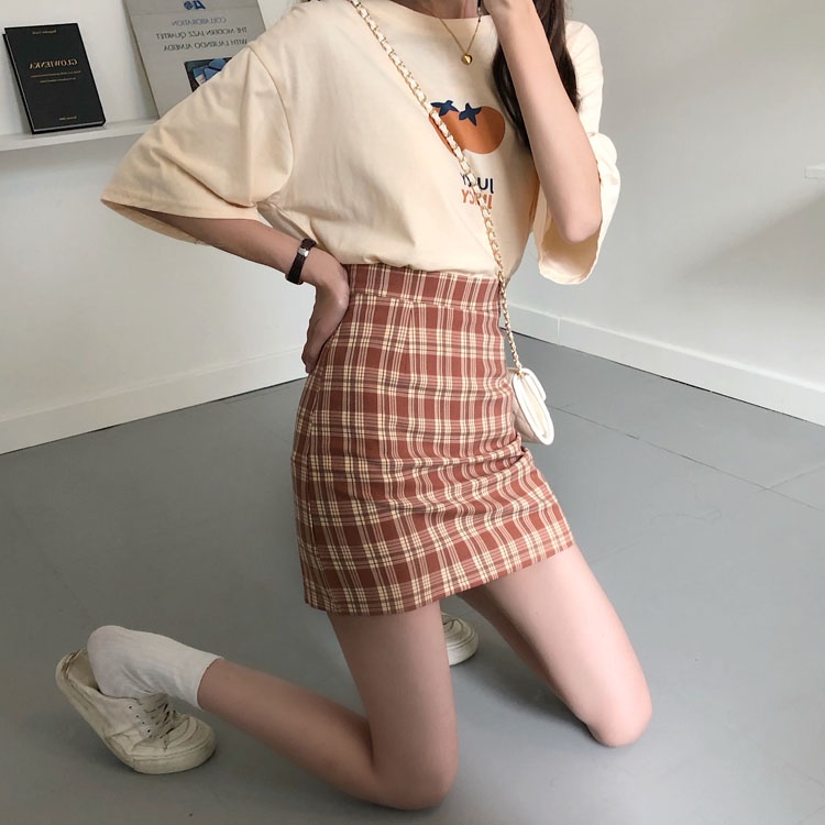 High Back A Letter Skirts With Simple Form 33699 | Shopee Philippines