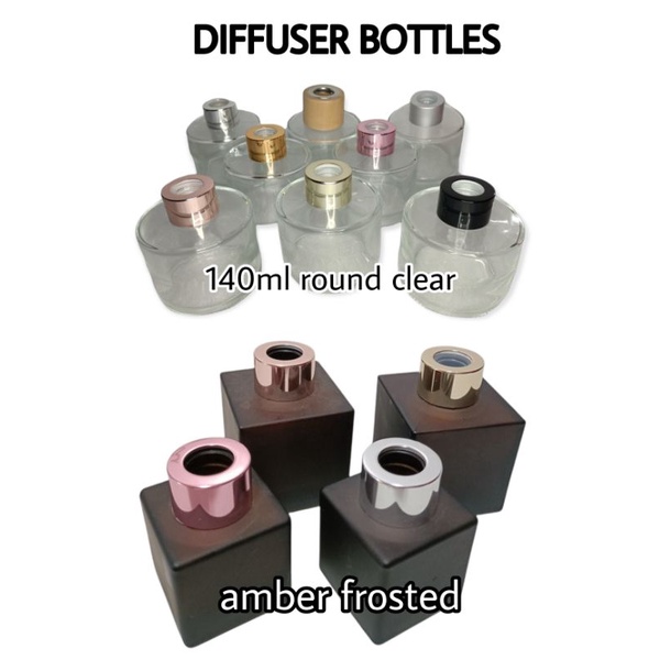 Frosted Glass Diffuser Bottles(Hindi po Kasama ang Reedsticks) | Shopee ...
