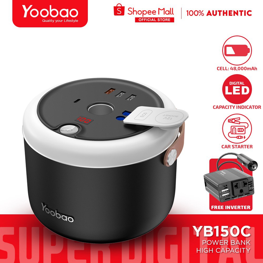 Yoobao Power station 150C 48000mah Lithium Ion Li-Ion GDSFPH_S4 ...