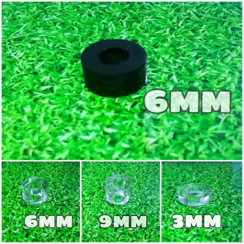 Acrylic Clear/Black Washer/Spacer 3/6/9 thickness/Visor Windshield ...