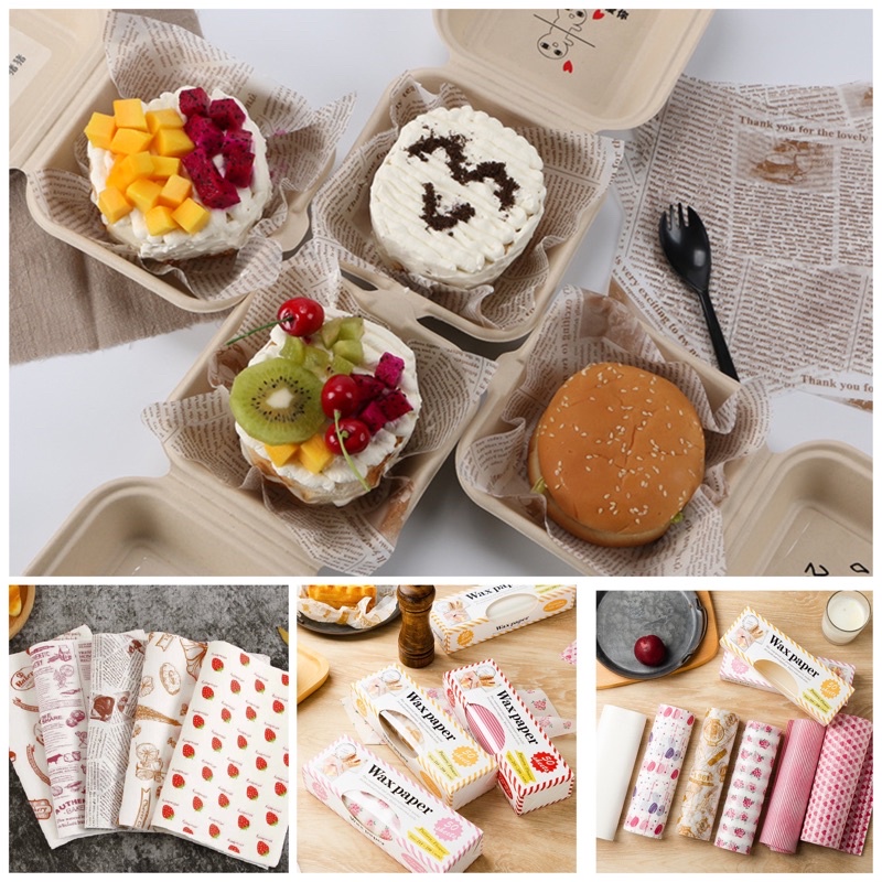 Wax Paper Bento Wax Paper Baking Wax Paper | Shopee Philippines