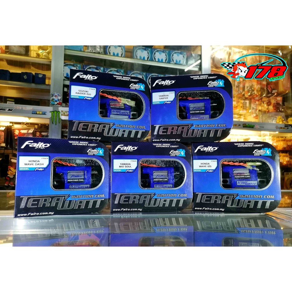 Faito tera watt ignition coil carb type motor use | Shopee Philippines