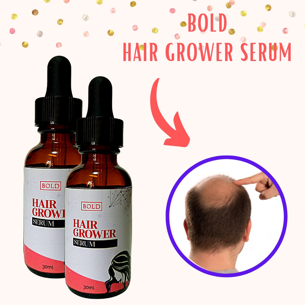 BOLD HAIR GROWER SERUM 30ml Revent Hair Loss Prevent Baldness For Scalp ...