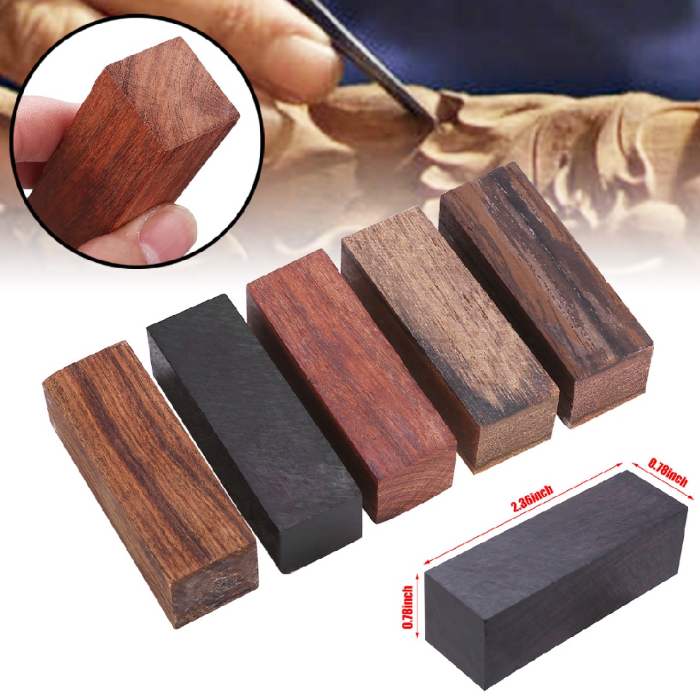 Irenen New Wood Scales Wood Block Blade Handle Cutter Making DIY ...