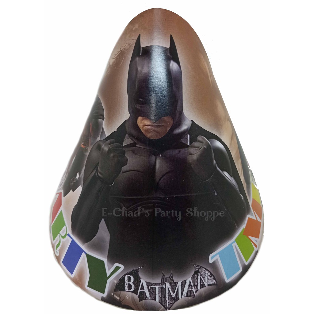 PARTY HAT (Batman) 10 pcs./pack | Shopee Philippines