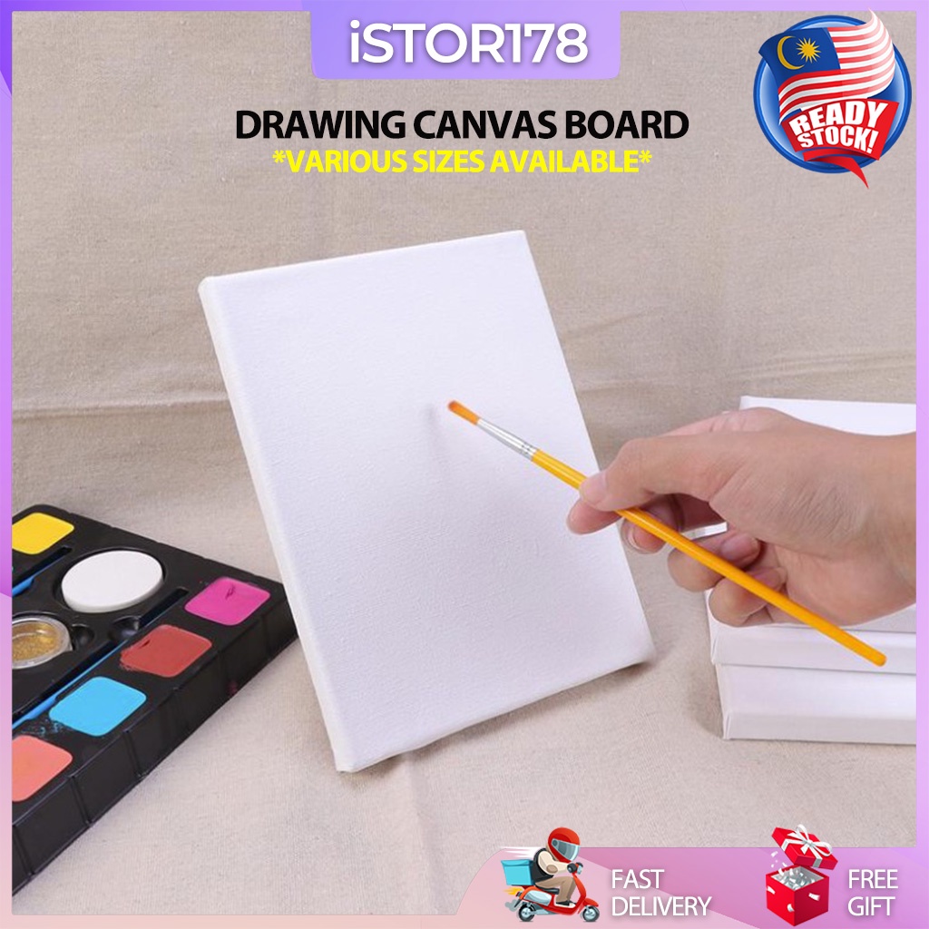 ISTOR CANVAS DRAWING BOARD STRETCHED PAINTING ART FRAME ACRYLIC ...