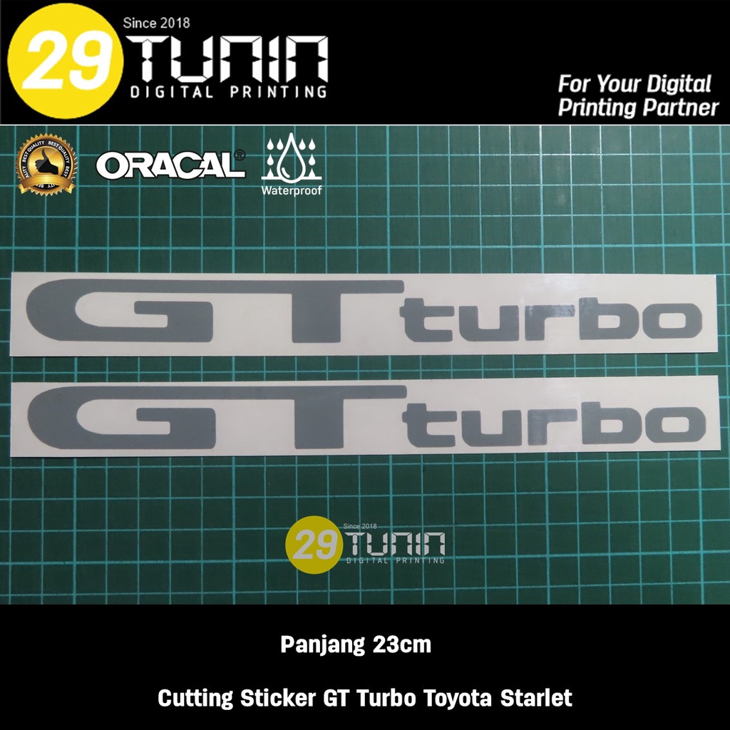Cutting Sticker Starlet GT Turbo Sticker | Shopee Philippines