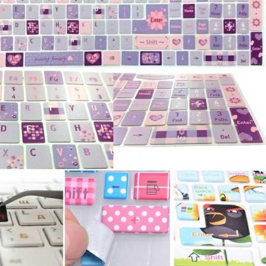 M005 - A/B/C/D/E/F Computer Laptop Keyboard Sticker | Shopee Philippines