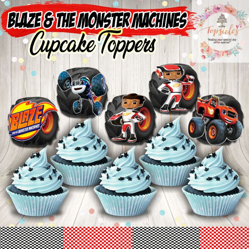 12 pcs. Blaze & The Monster Machines Cupcake Toppers (READY STOCK ...