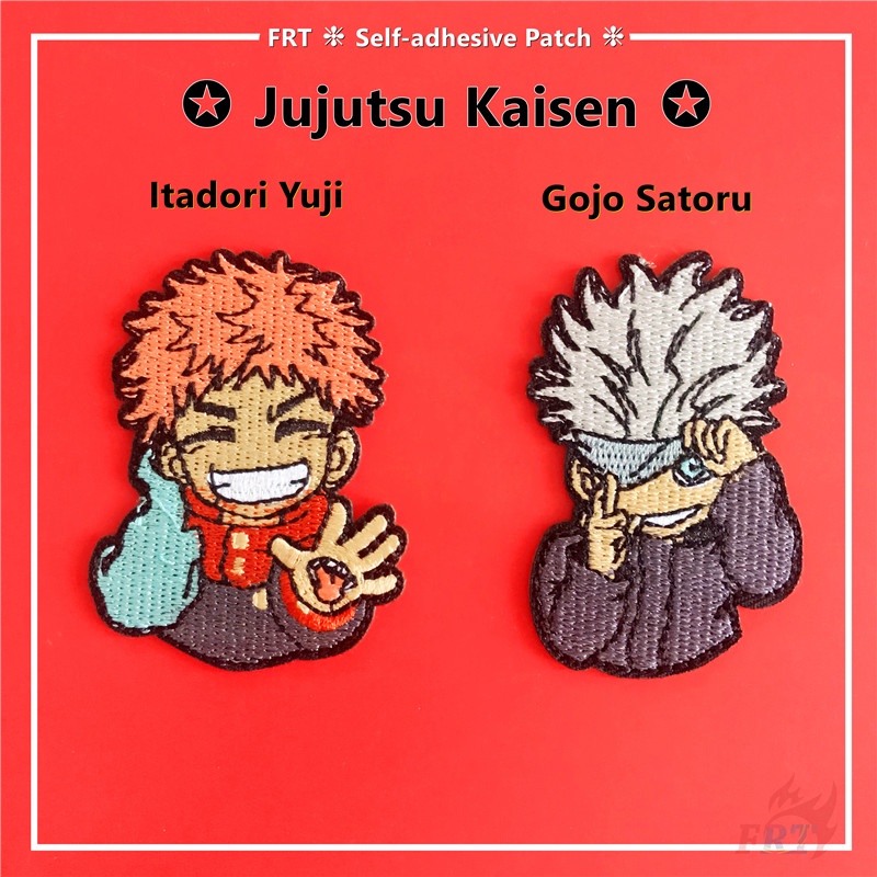 ☸ Jujutsu Kaisen：Itadori Yuji & Gojo Satoru Self-adhesive Sticker Patch ...