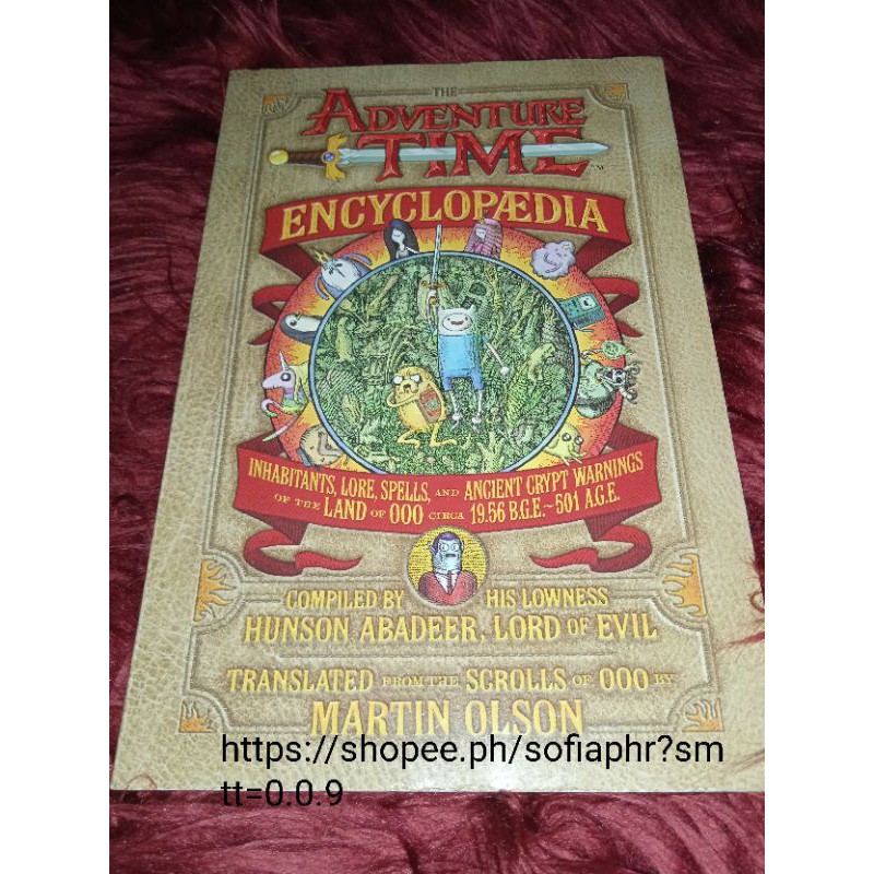 Adventure Time Encyclopedia by Martin Olson | Shopee Philippines