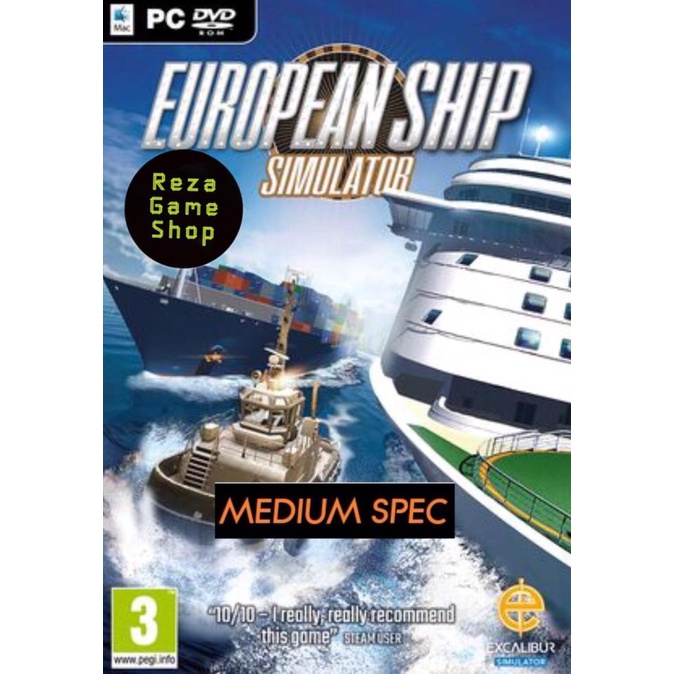 European Ship Simulator Remastered | Dvd GAME Cd | Pc Game | Shopee ...