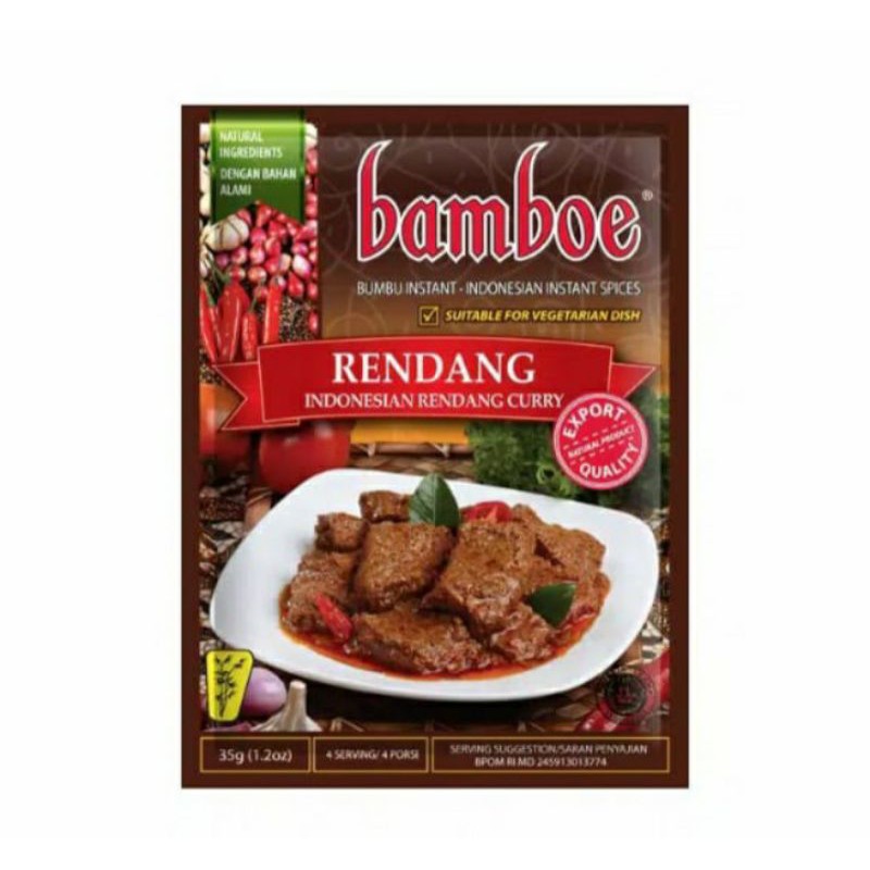 IMG BAMBOE SEASONING FROM INDONESIA SPECIAL RENDANG | Shopee Philippines