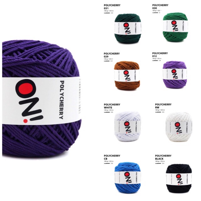 Onitsuga POLYCHERRY Knitting Yarn (Poly Cherry Yarn) | Shopee Philippines