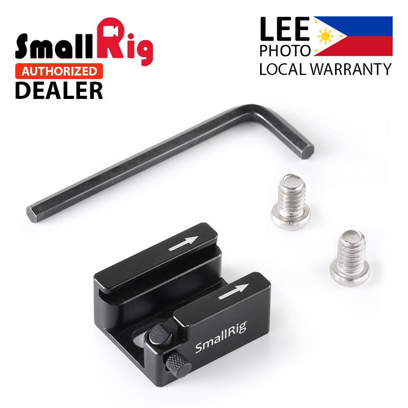 SmallRig Cold Shoe Mount Adapter with Anti-off Button 2260 - (Lee Photo ...