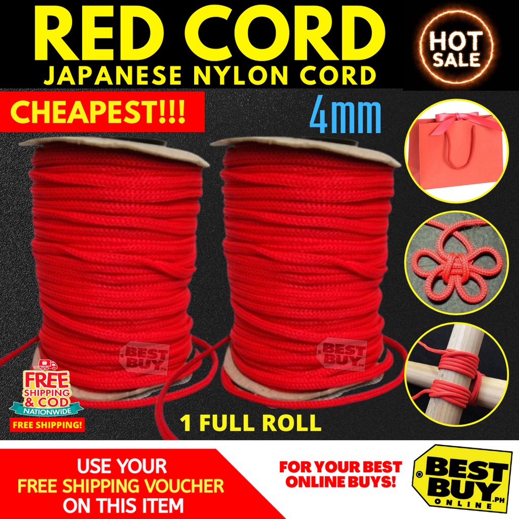 Japanese Nylon Cord 4mm (Good Quality) | Shopee Philippines