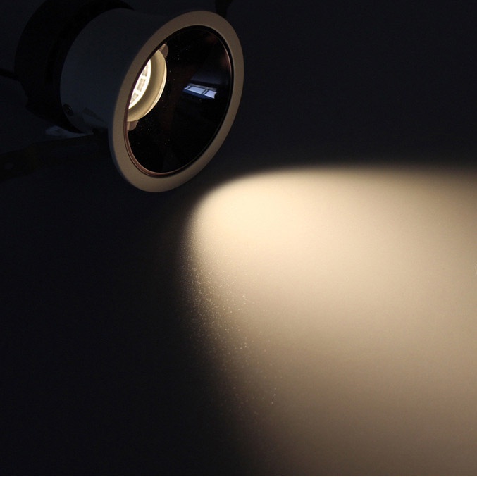 Narrow Edge Anti-Glare Ceiling Light Recessed Spotlight Tri-Color ...