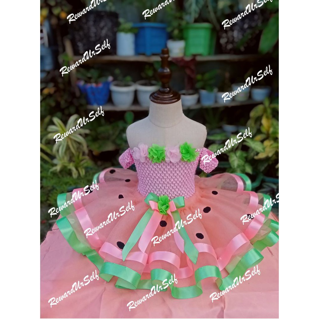 Cocomelon Flower inspired tutu dress 1 - 7 years old (shoes and ...