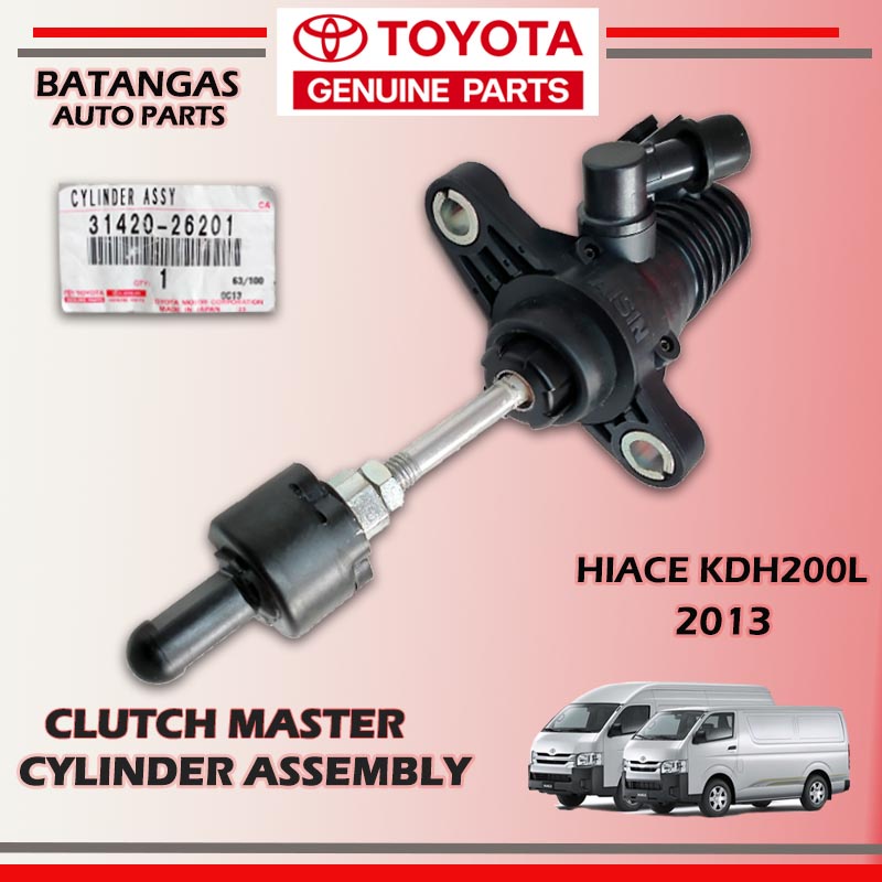CLUTCH MASTER ASSEMBLY TOYOTA HIACE KDH200L 2013 PN: 31420-26201 ...
