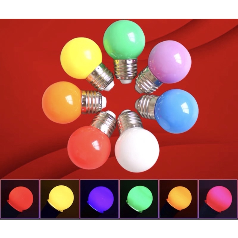 【COD & Ready】 Rohstar E27 waterproof indoor and outdoor colorfull bulb ...