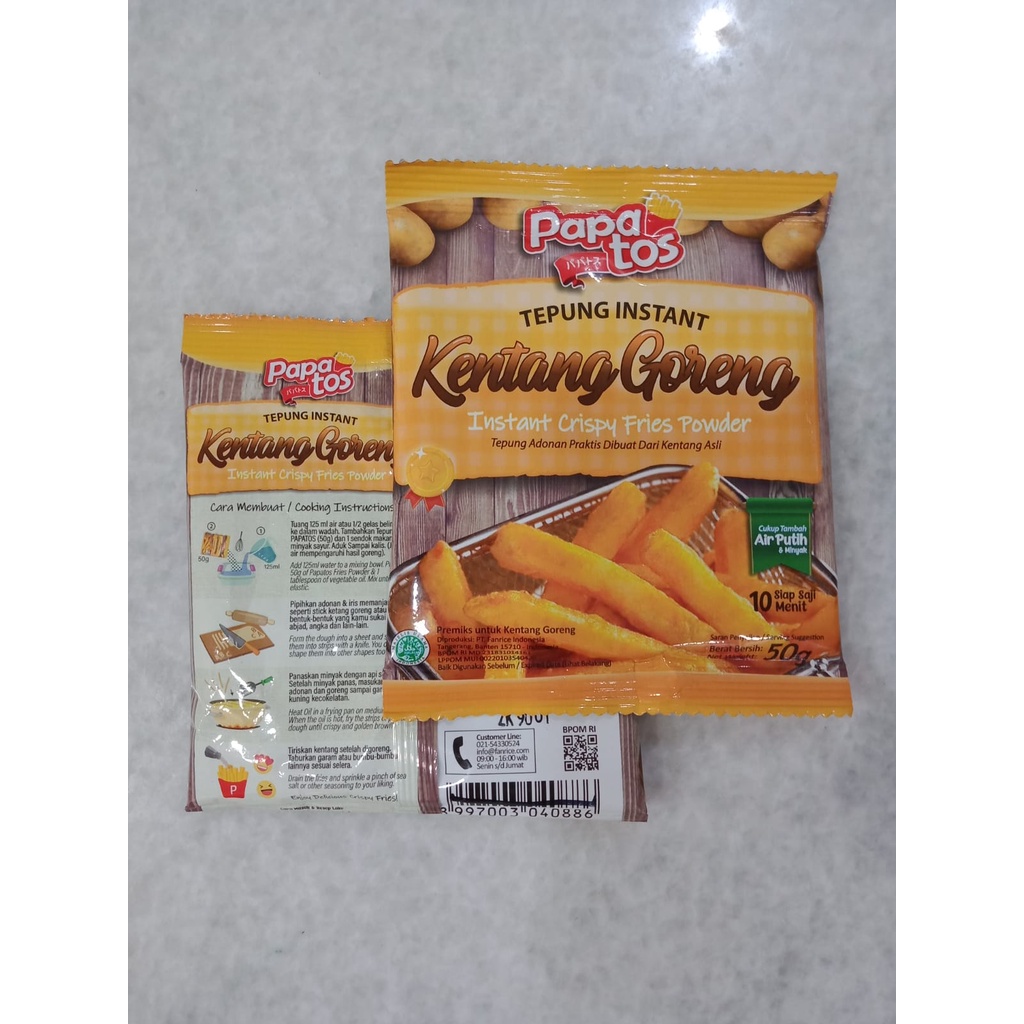 Papatos Instant Flour Long Fried Potato Fries Premix | Shopee Philippines