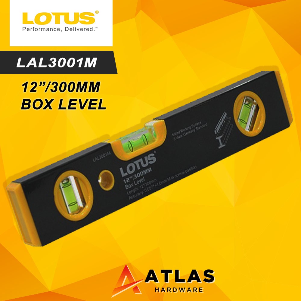 Lotus Aluminum Level 12"/300MM LAL3001M | Shopee Philippines