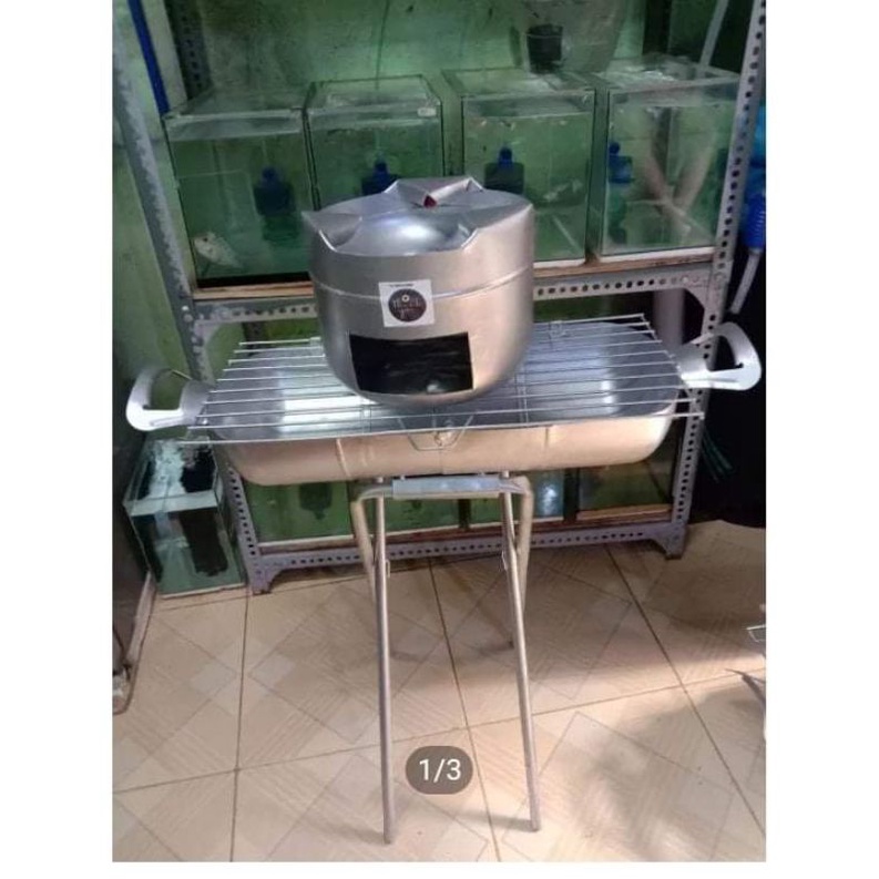Ihawan with stand at Kalan *B1T1* (Gawa na sa tangke) bbq grill ...