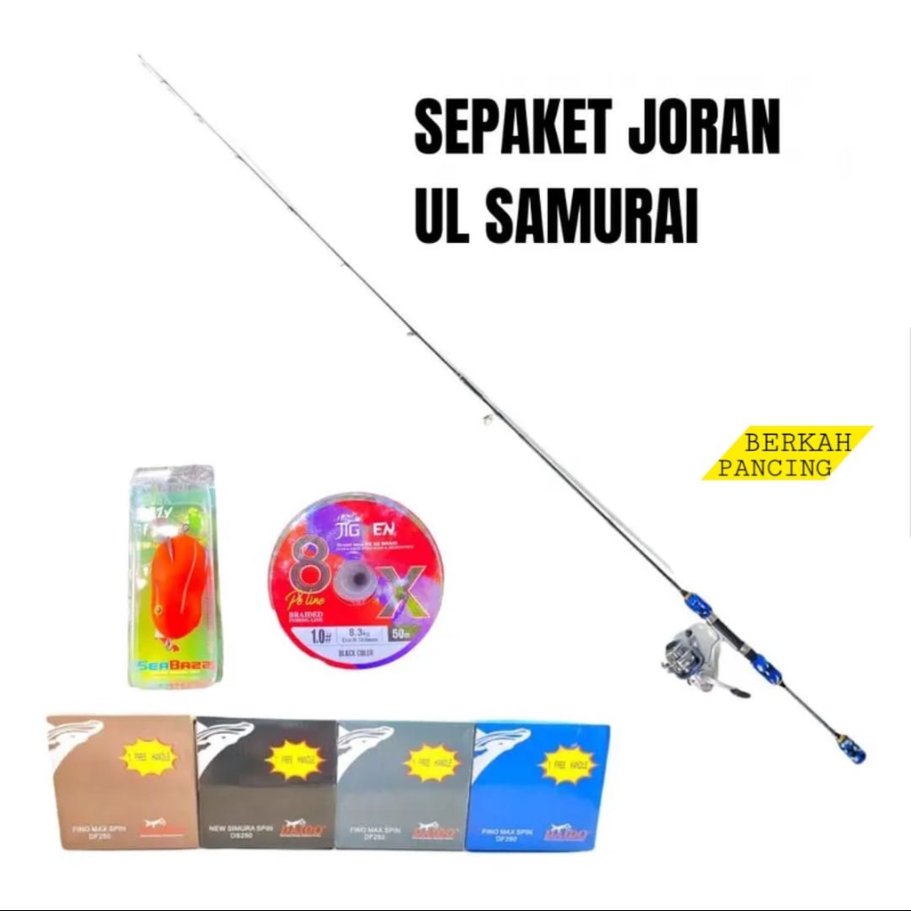 Ul Samurai Fiber Solid Fishing Rod Package 2-6lbs Max Drag 6kg And ...